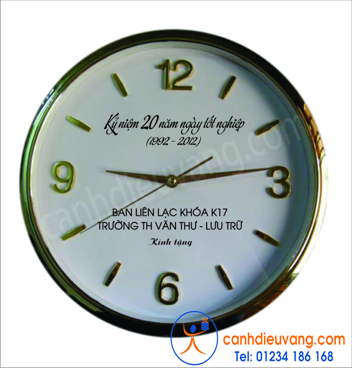 Đồng hồ treo tường kashi tròn K78